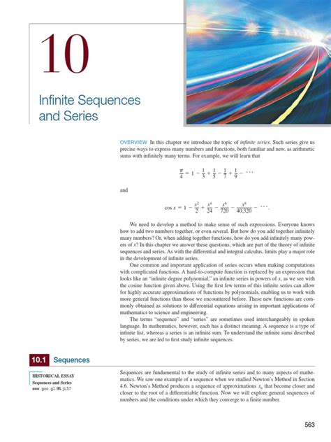 series infinitas pdf sequence limit mathematics