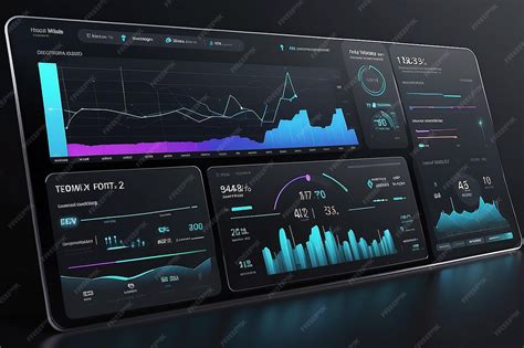 Premium Photo Futuristic Dashboard Ui