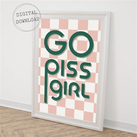 Go Piss Girl Etsy