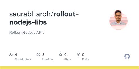 Github Saurabharchrollout Nodejs Libs Rollout Nodejs Apis