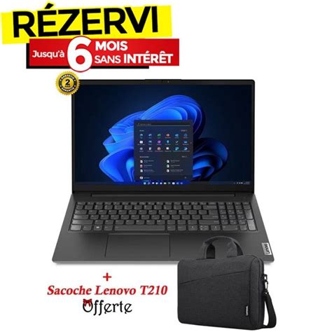 Pc Portable Lenovo V G Iru I G N Go G Ssd Noir