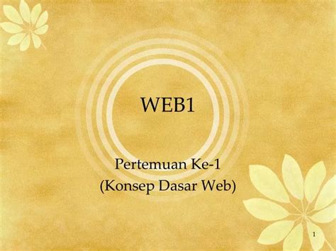PPT WEB1 PowerPoint Presentation Free Download ID 5800901