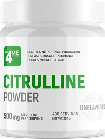 4Me Nutrition Citrulline Powder — купить цитруллин малат недорого в Москве