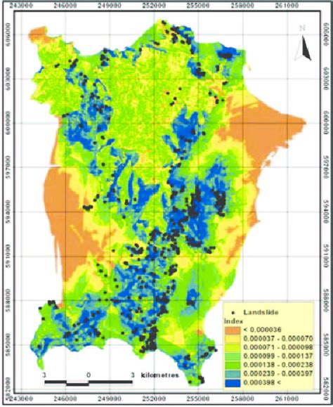 Landslide Susceptibility Map Based On Logistic Regression Download