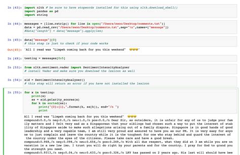 Sentiment Analysis With Nltk Vader — Comments On Lee Hsien Loongs Facebook Post