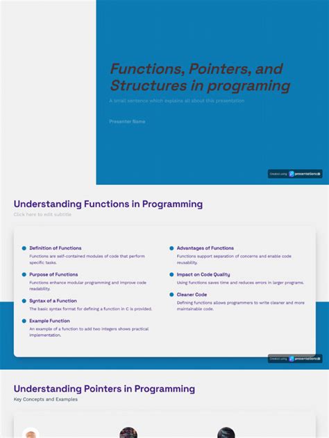 Understanding Functions Pointers And Structures In Programming Pdf