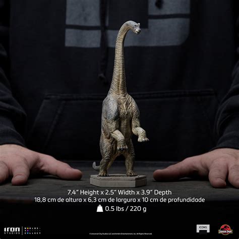 Jurassic Park Brachiosaurus Icons Statue Entertainment Earth