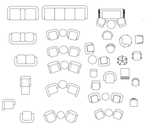 Cad Drawings Details Of 2 Seater Sofa Cadbull