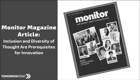 Inclusion And Diversity Of Thought For Innovation Tomorrowzone®