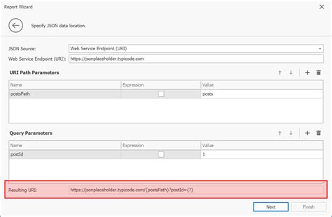 Reporting Jsondatasource Parameters And Expression Bindings V201