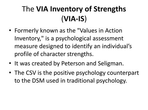 Classification Of Strengths Pptx
