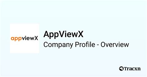Appviewx 2025 Company Profile Team Funding And Competitors Tracxn