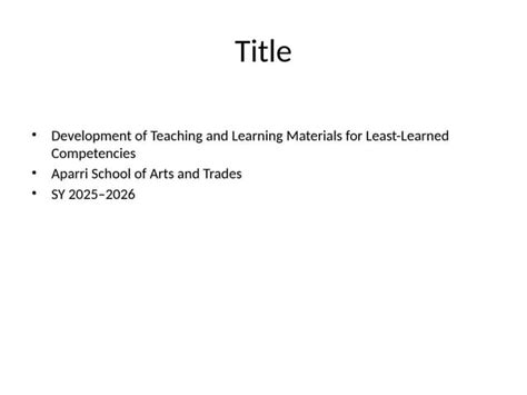 Action Plan On Learning Resource Docx