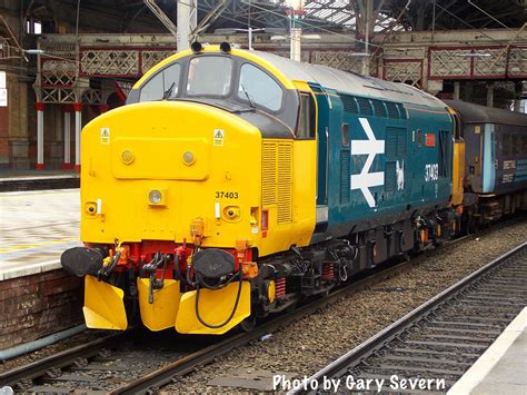 Class 37 403 At Preston Station