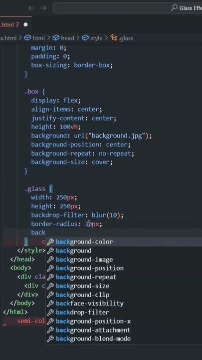 Cách Làm Hiệu ứng Kính Html Css Shorts Html Css Html5 Htmltutorial Css3