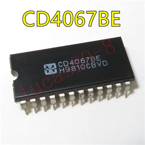 5pcs Cd4067be Dip 24 Cd4067 Cmos Analog Multiplexers Demultiplexers Ebay