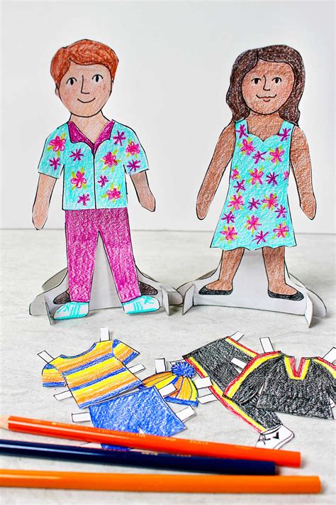Free Printable Paper Dolls And Clothes To Color Welcome To Nanas