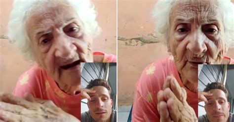 Grandmother Martha Moves Her Grandson Ariel By Singing Him Veinte