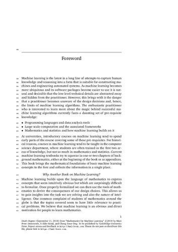 خرید کتاب Mathematics For Machine Learning دانلود کتاب