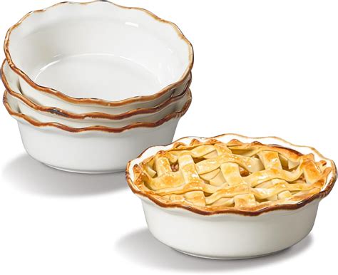 Onemore Mini Pie Pans 6 8 Inch Ceramic Pie Dish For Baking