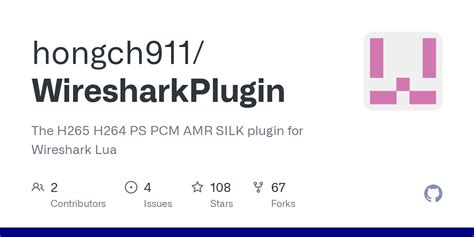 Github Hongch911 Wiresharkplugin The H265 H264 Ps Pcm Amr Silk Plugin For Wireshark Lua