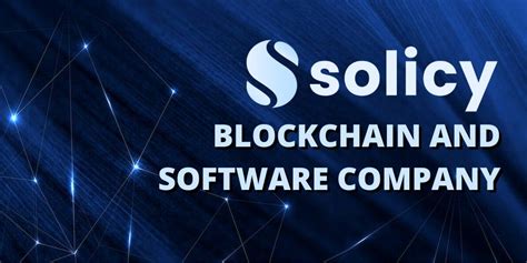 solicy blockchain and software company by solicy medium