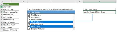 Hướng dẫn cách tạo danh sách thả xuống với nhiều Checkboxes trong Excel
