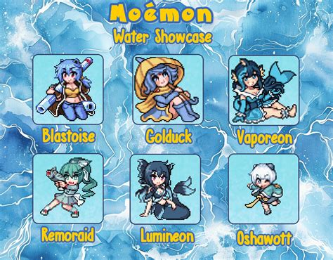 Moemon Water Showcase X Moemonofficial Rpokemonromhacks