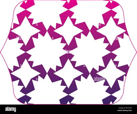 Silhouette Rectangle With Pattern Abstract Shapes Backgroun Design