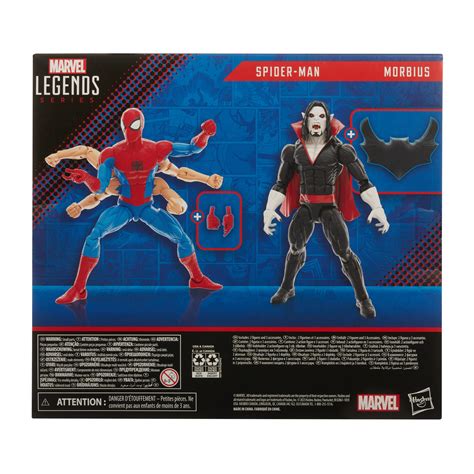 Marvel Legends Comic Spider Man Vs Morbius 2 Pack The Toyark News
