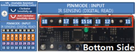 Bottom IR Sensors Robolink Basecamp