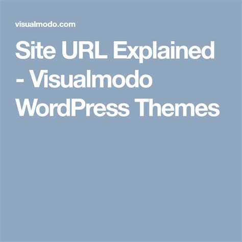 site url explained explained web development development