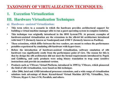 Unit 2 Virtualization Part Ipptx Operating Systems Computer Software And Applications