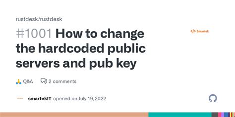 How To Change The Hardcoded Public Servers And Pub Key Rustdesk Rustdesk Discussion 1001