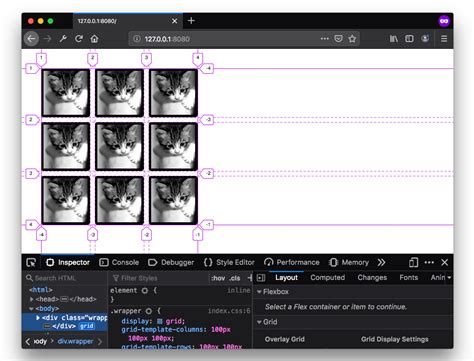Debugging Css Grid With Firefox Dev Tools