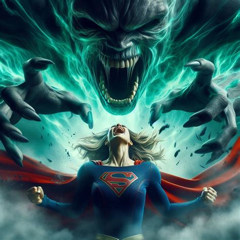 Supergirl Vs Power Of Shadow 22 By Dtostng On Deviantart