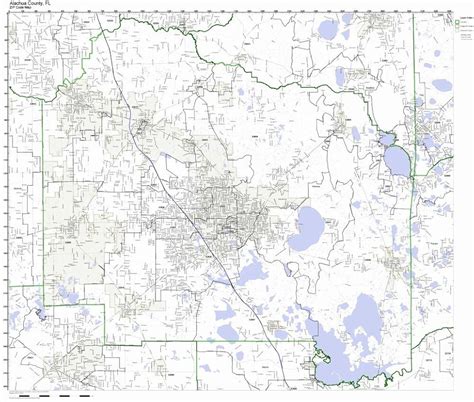 Mapa De Alachua Florida