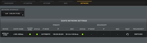 Apollo X16D Networked Audio Universal Audio Support Home