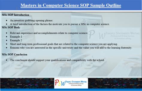 Best Online Masters Of Science In Computer Science Sop Writing Service
