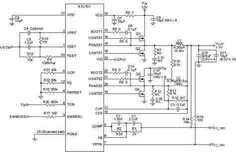 rt2701 dual phase pwm controller for gpu core power supply richtek