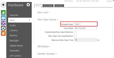 how to connect and configure a door contact to 2n ip intercom faq