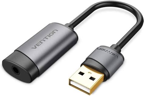 Vention USB External Sound Card To Mm AUX Audio Headset Adapter K Bit Sampling Rate