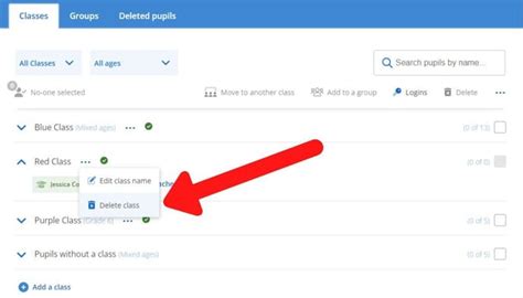 How To Delete A Class And Remove Students From Your School