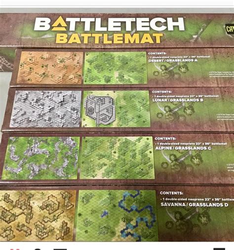 Found A Pic Of All Four Battlemats For Anyone Who Wants To See Examples