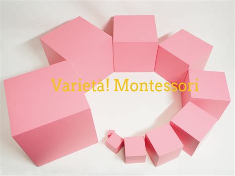 ピンクタワー 再入荷 Varietà Montessori バリエタ モンテッソーリ（モンテッソーリ教具の専門店）株式会社イーシービー