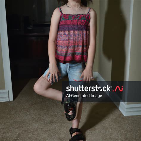 Photo Cute Young Girl Full Body Ai Generated Image 2261885599