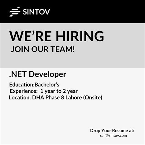 Saif Ali On Linkedin Jobopportunity Dotnetdeveloper Hiring