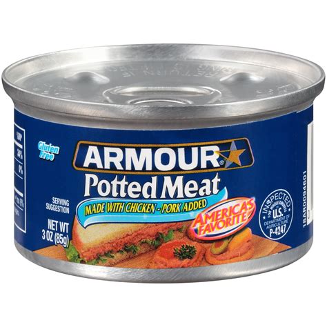 Amour Star Potted Meat Canned Meat 3 Oz