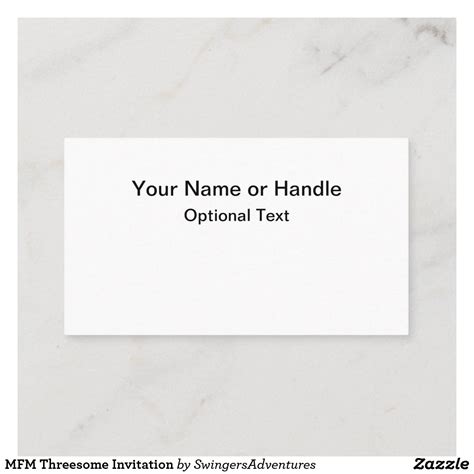 Customizable Swinger Mfm Threesome Invitation Wanna Join Us Box Of
