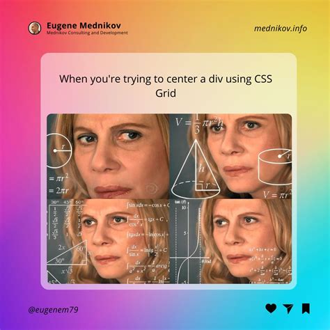 Mednikov Consulting And Development On Linkedin When Youre Trying To Center A Div Using Css